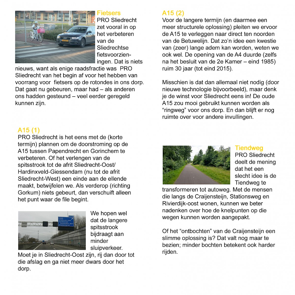 Folder PRO Sliedrecht Verkeer(d)